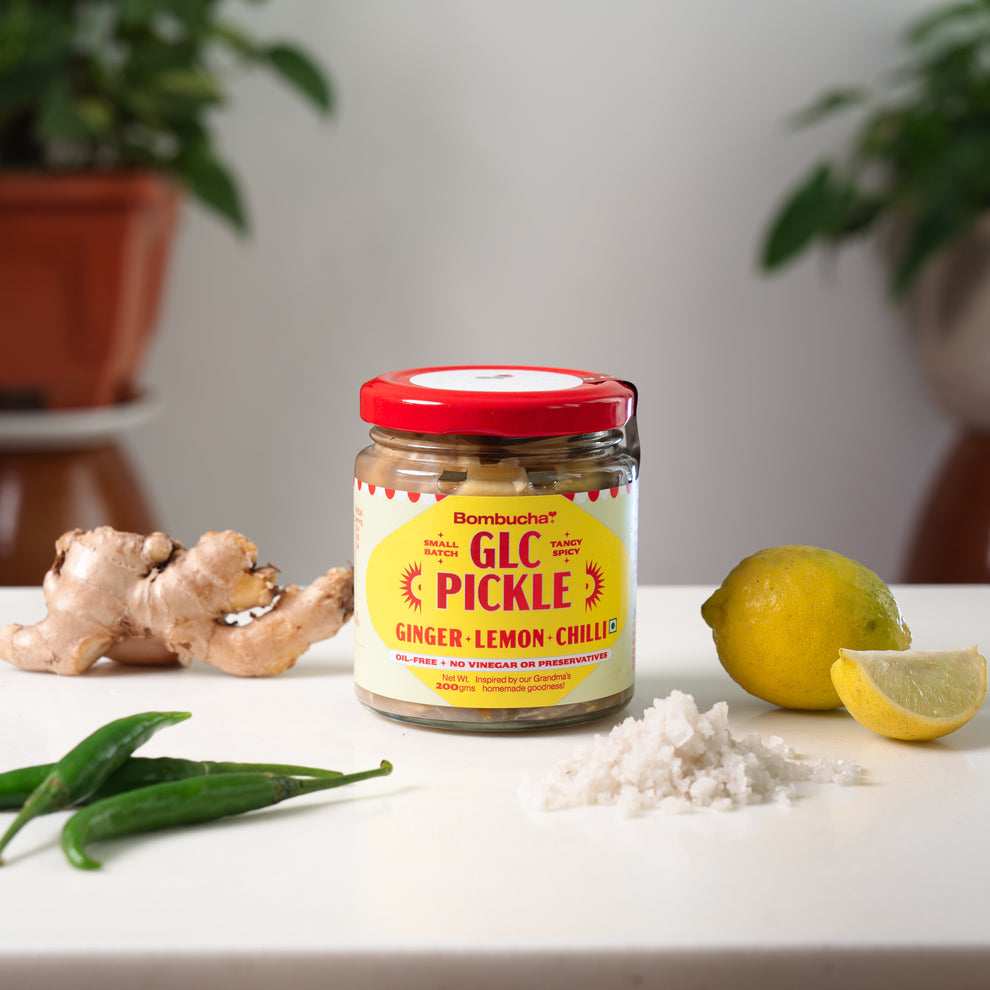 Ginger Lemon Chilli Pickle 200Gm (PUNE) – Bombucha.in